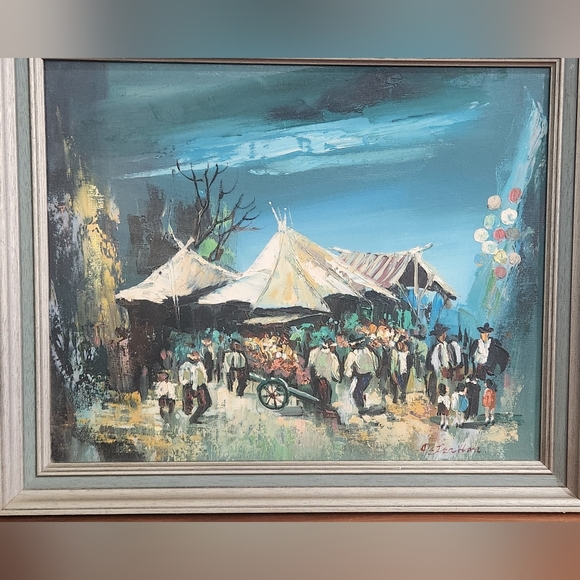 peter hans | Art | Peter Hanz Hanz Oil Painting | Poshmark